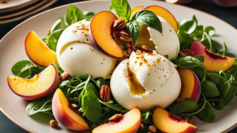MEDIK - HIT LETA: Salata sa breskvama, burata sirom i pršutom